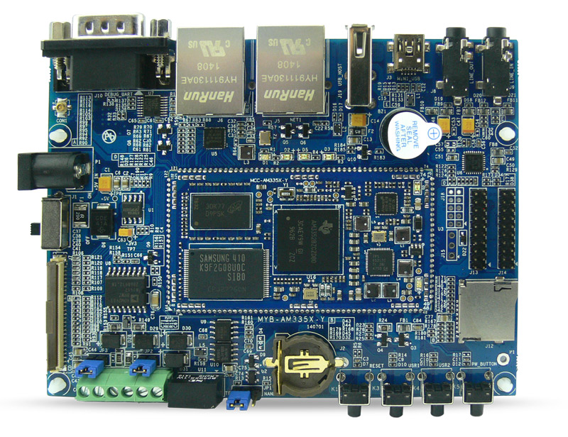 MYD-AM335X-Y开发板 - TI 335X开发板|TI AM335X|Cortex-A8|AM3352|AM3356 - 米尔科技